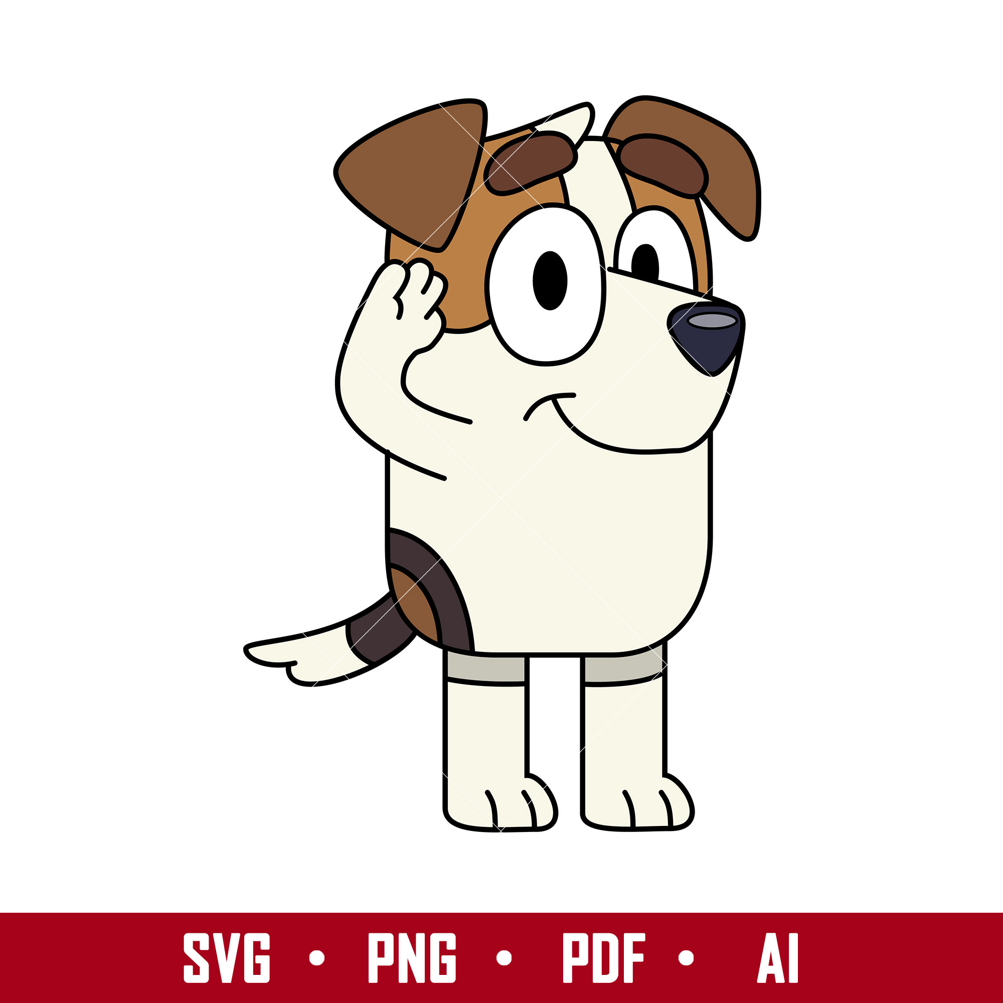 Bluey Jack Army Svg, Jack Army Dog Svg, Bluey Svg, Cartoon S - Inspire ...