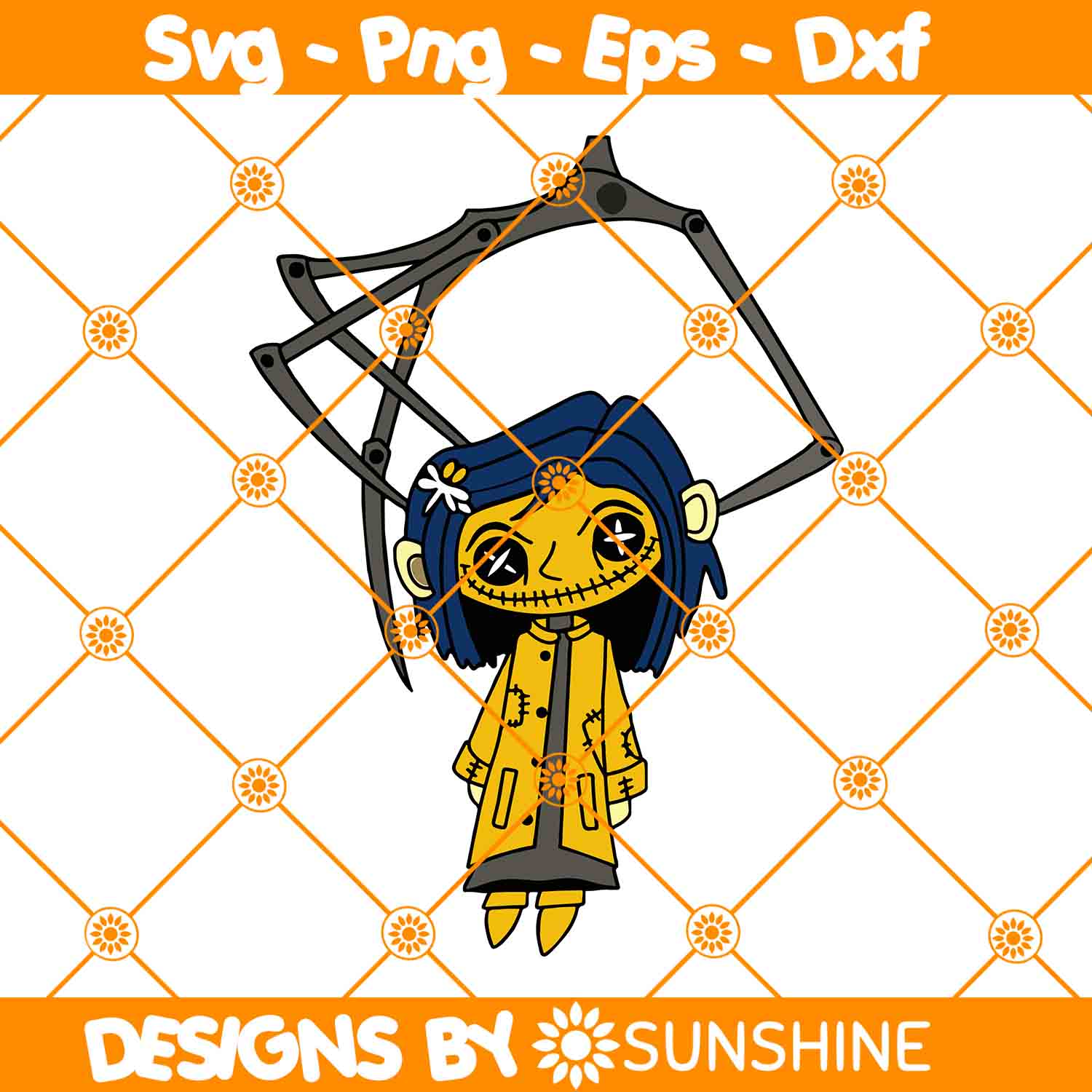 Coraline Svg, Witch girl Svg, Fantasy world SVG, Horror Girl | Inspire ...