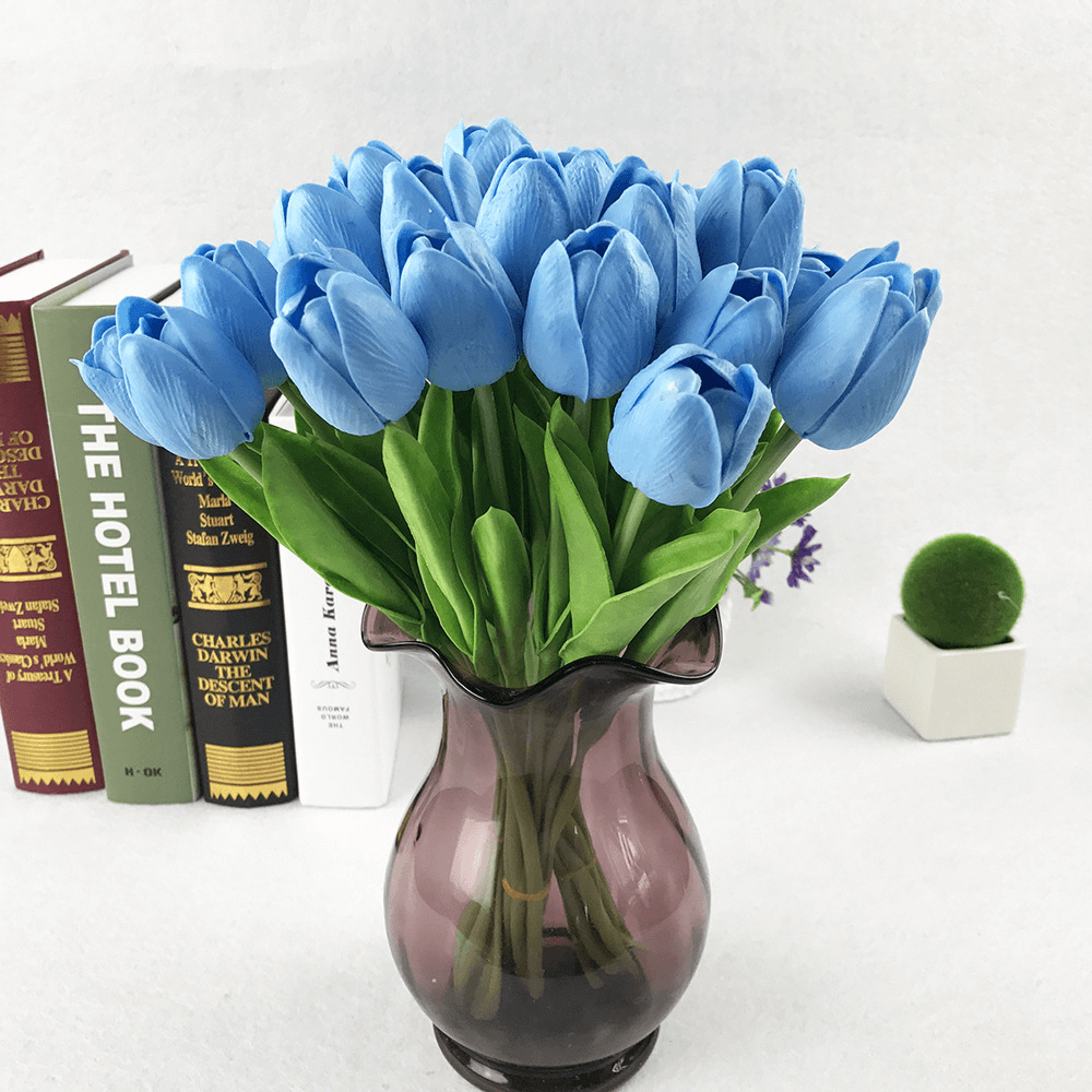 Timeless Real Touch Tulip Flowers Bouquet: Soft | Inspire Uplift