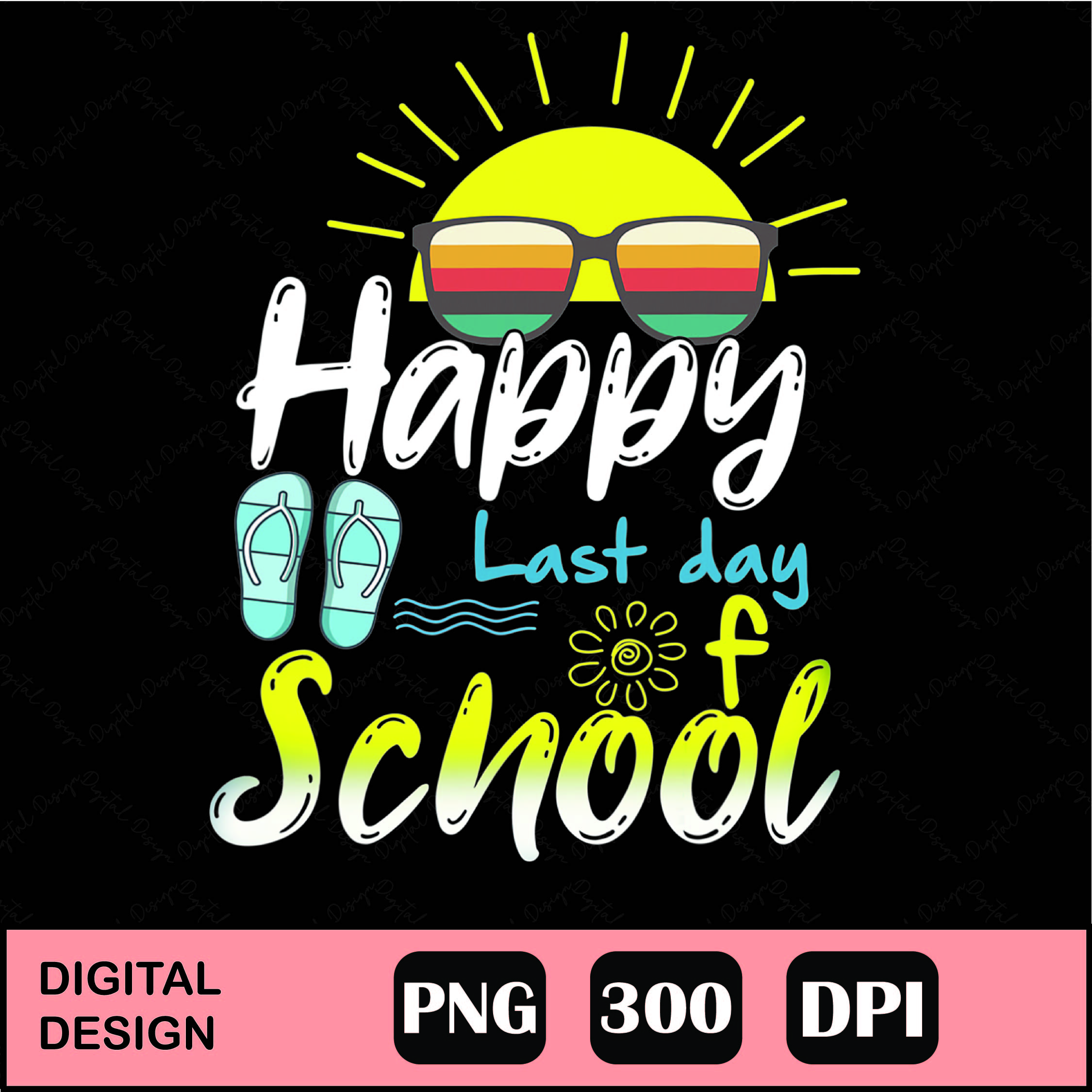 School Png, Happy Last Day Of School Png, Hello Summer Png, - Inspire ...