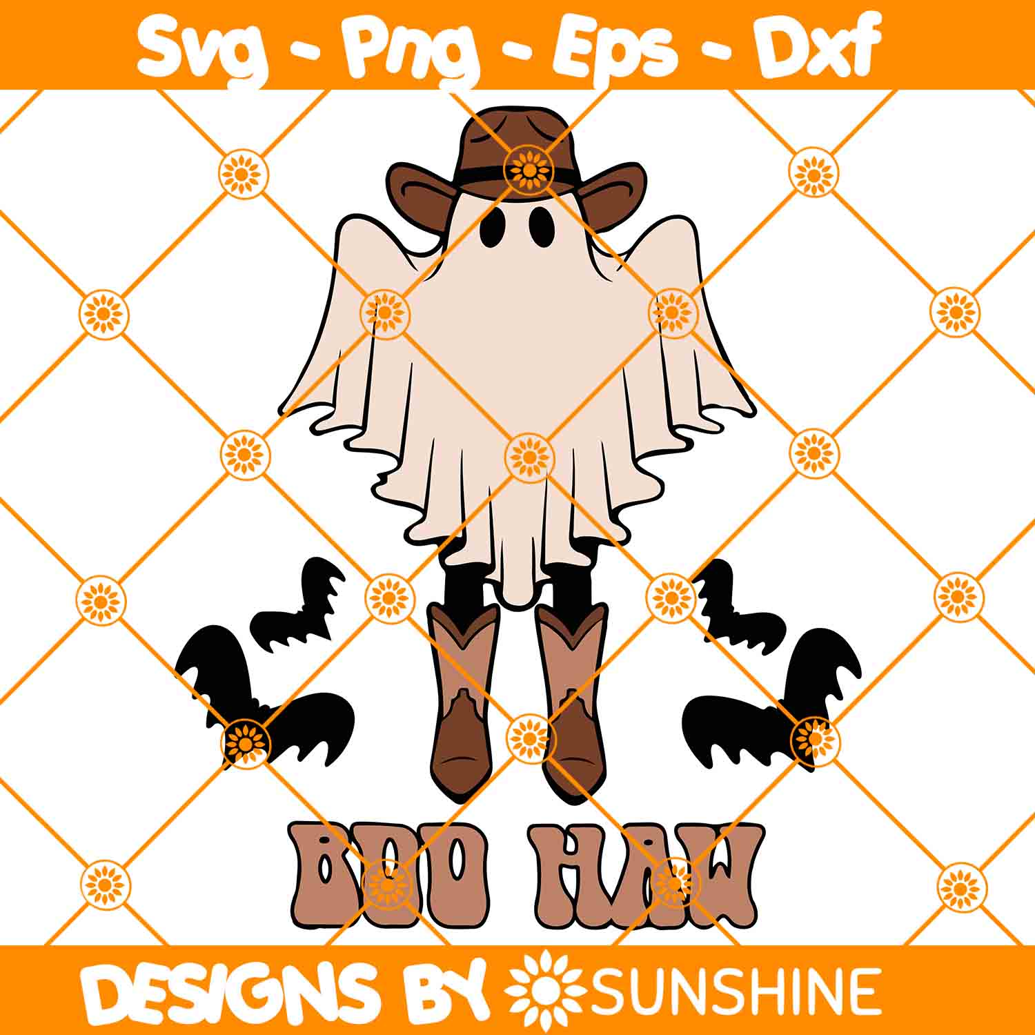 cowboy ghost svg - Inspire Uplift