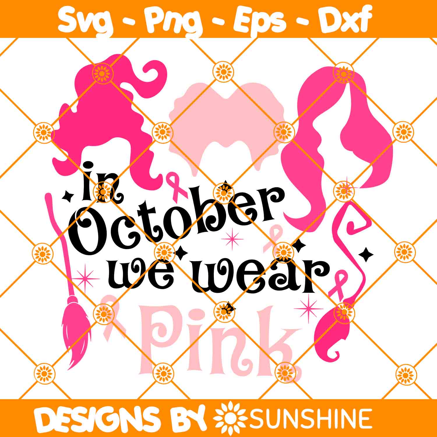 In October we Wear Pink Hocus POcus Svg, In October We Wear | Inspire ...