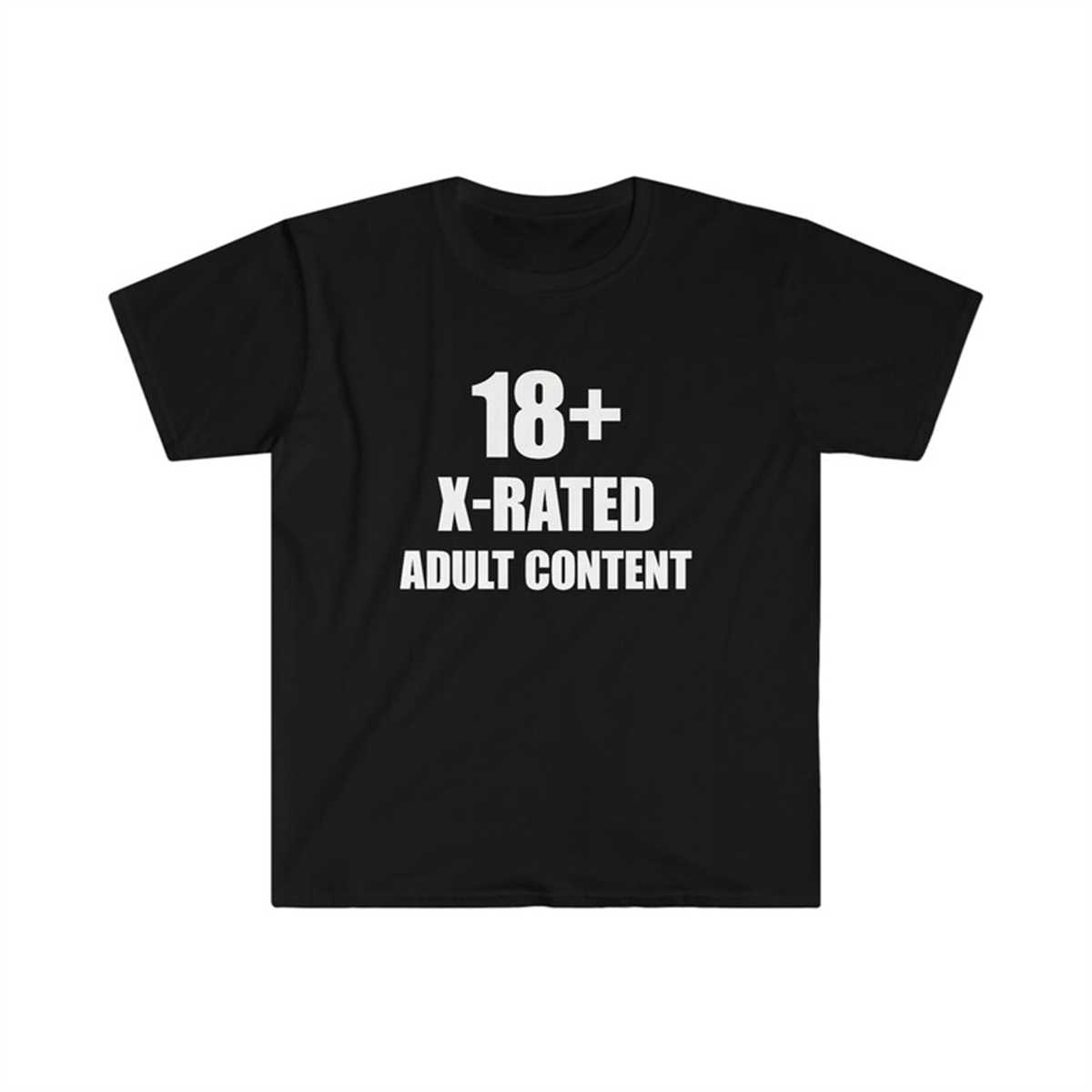 18 x-rated Adult content T-Shirt | Inspire Uplift