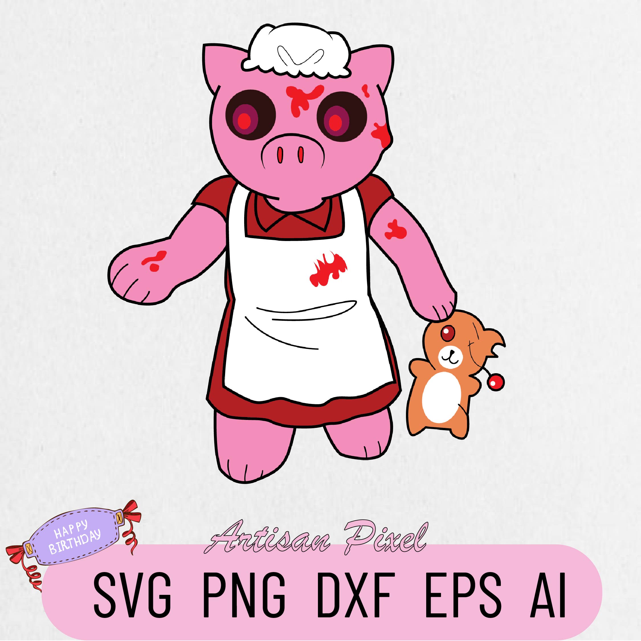 Roblox Piggy Daycare Svg, Roblox Svg, Piggy Svg, Piggy Dayca | Inspire ...