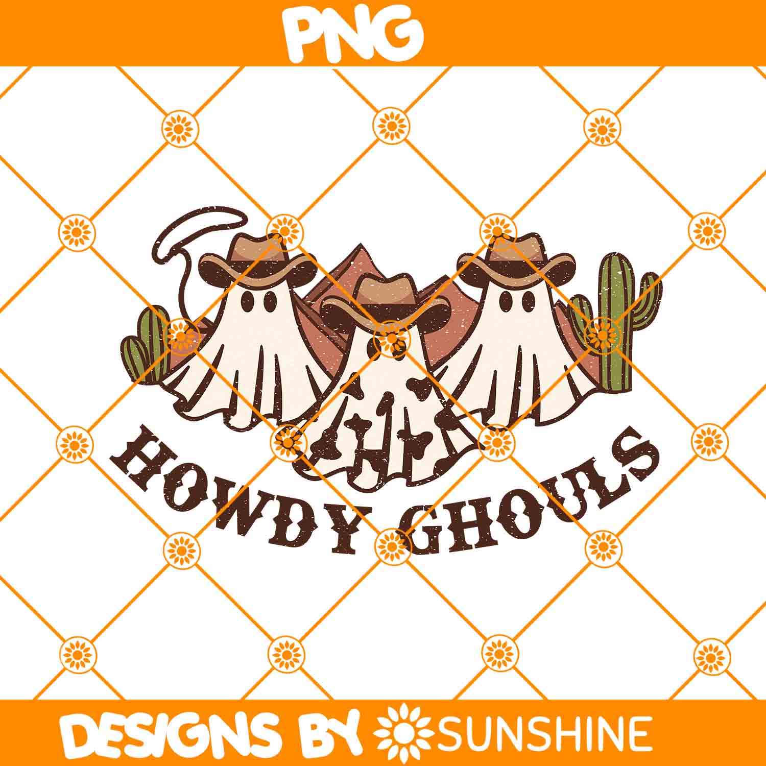 Howdy Ghouls Sublimation PNG, Howdy Ghouls png, Western Hall - Inspire ...