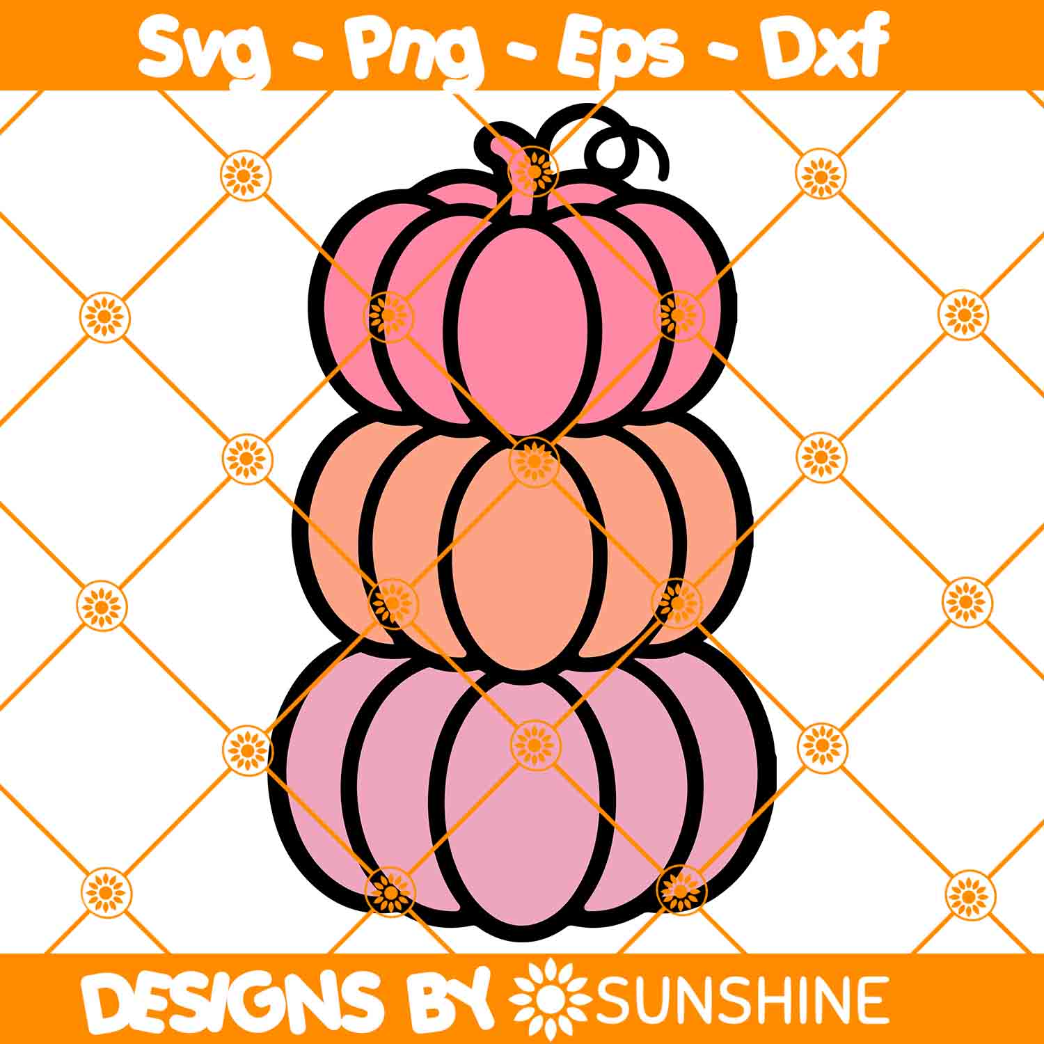 three pumpkin svg - Inspire Uplift