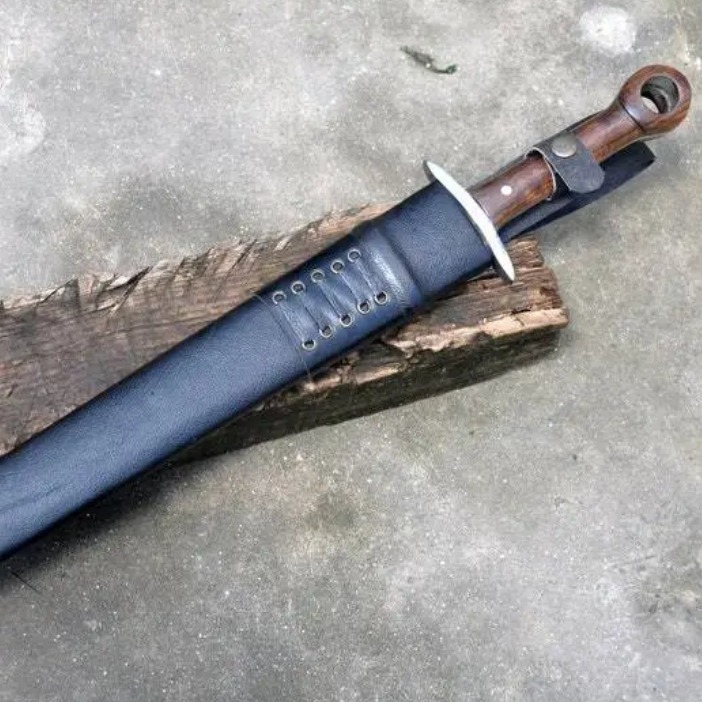 D2 Steel Hunting Sword, Handmade Hunting sword with Leather | Inspire ...