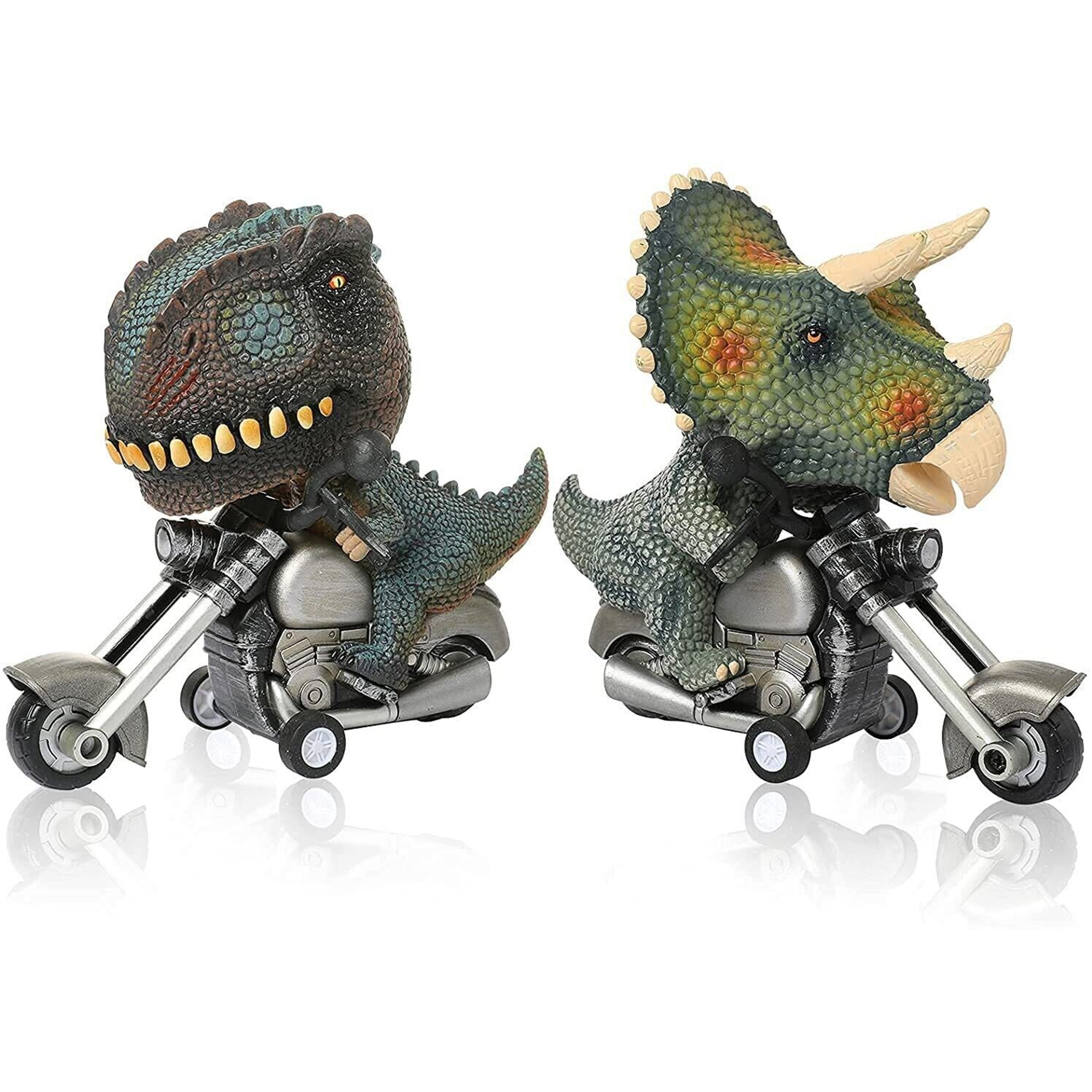 Dinosaur Motorcycle Pullback Game Toy for Kids - Inspire Uplift