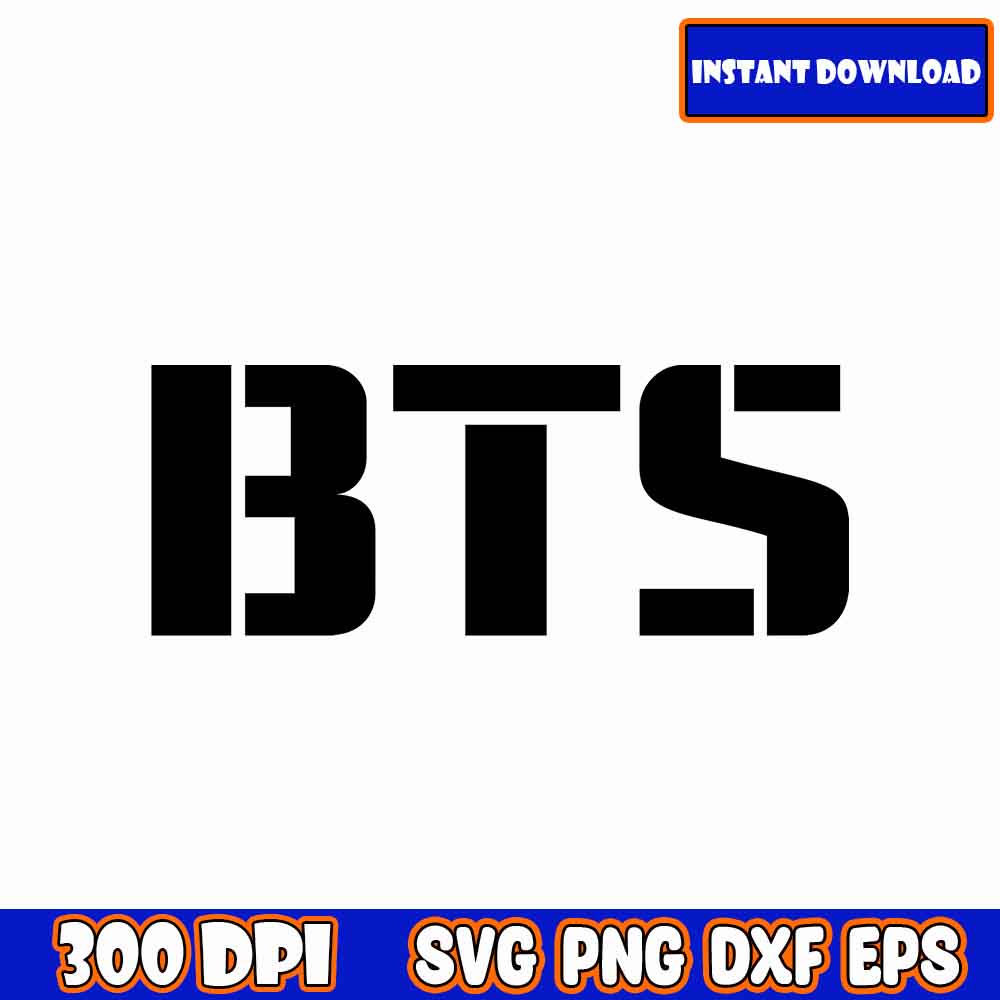 Bts logo SVG / bts kpop PDF / army bts PNG / Kpop Star svg / | Inspire ...