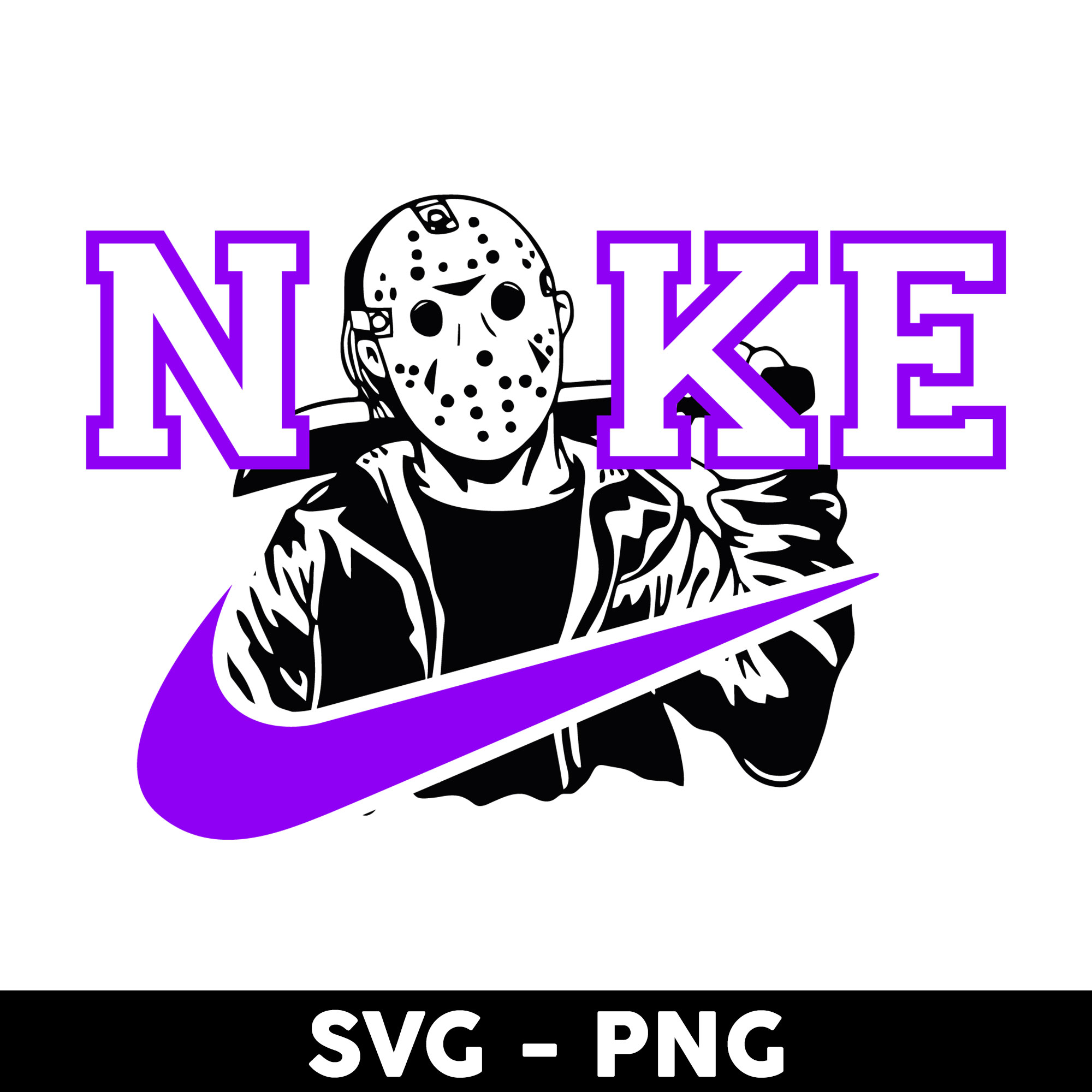 Jason Voorhees Nike Logo Svg, Nike Logo Svg, Jason Voorhees | Inspire ...