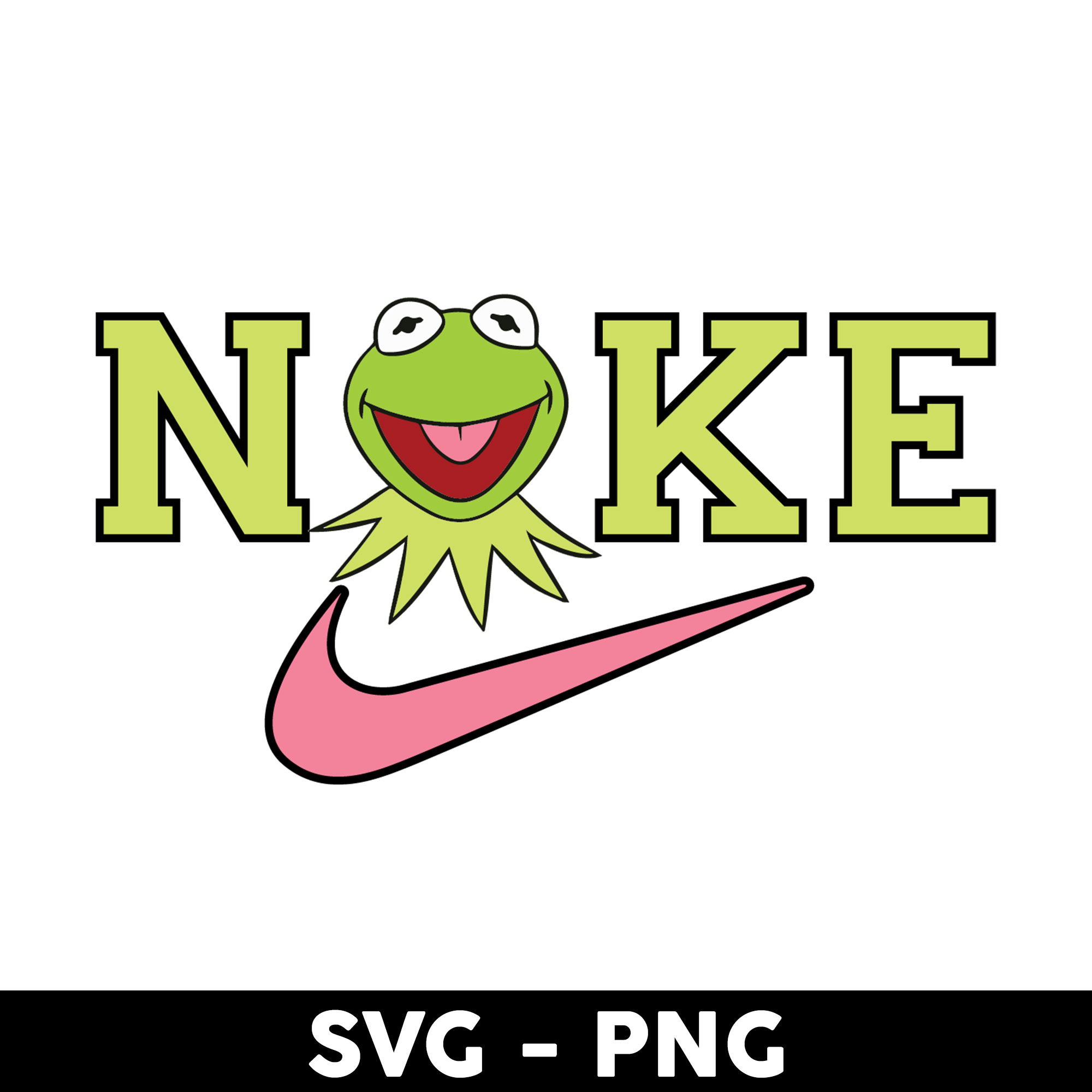 Nike Kermit The Frog Svg, Nike Logo Svg, Kermit The Frog Svg - Inspire ...