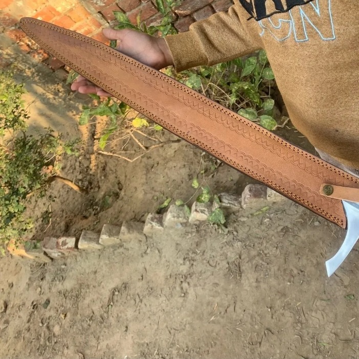32 Inch Greek Hunting Viking Sword Handmade with Leather She | Inspire ...