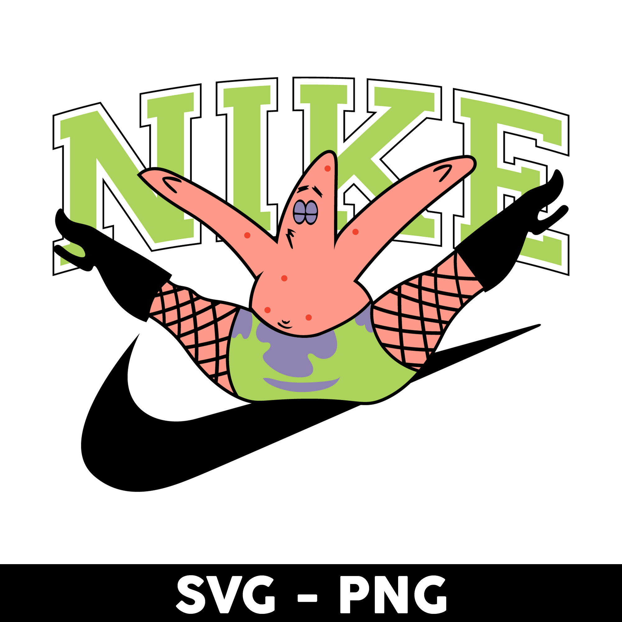 Patrick Star Nike Svg, Nike Logo Svg, Nike Svg, Patrick Star | Inspire ...