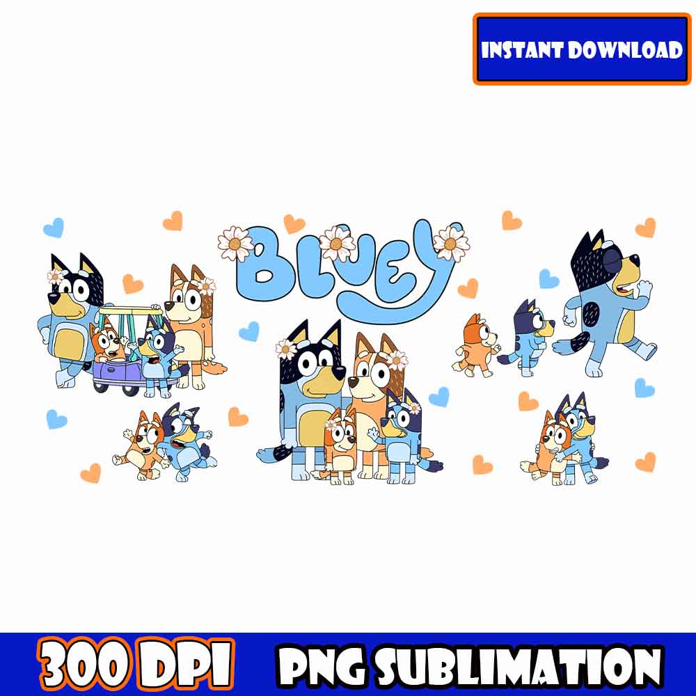 Bluey PNG Bundle - Bluey Cut Files for Cricut - Bluey the Do | Inspire ...