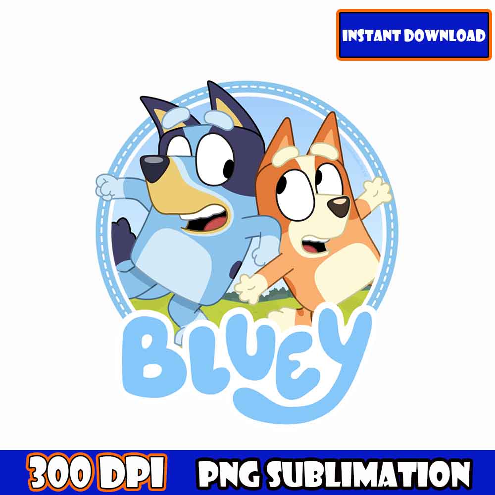 Bluey PNG Bundle - Bluey Cut Files for Cricut - Bluey Clipar | Inspire ...