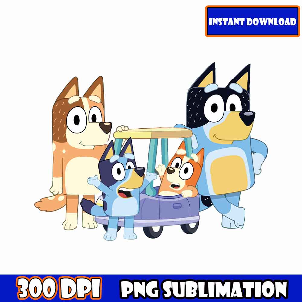 Bluey MEGA Bundle, Bluey Cut Files for Cricut, Bluey Layered | Inspire ...