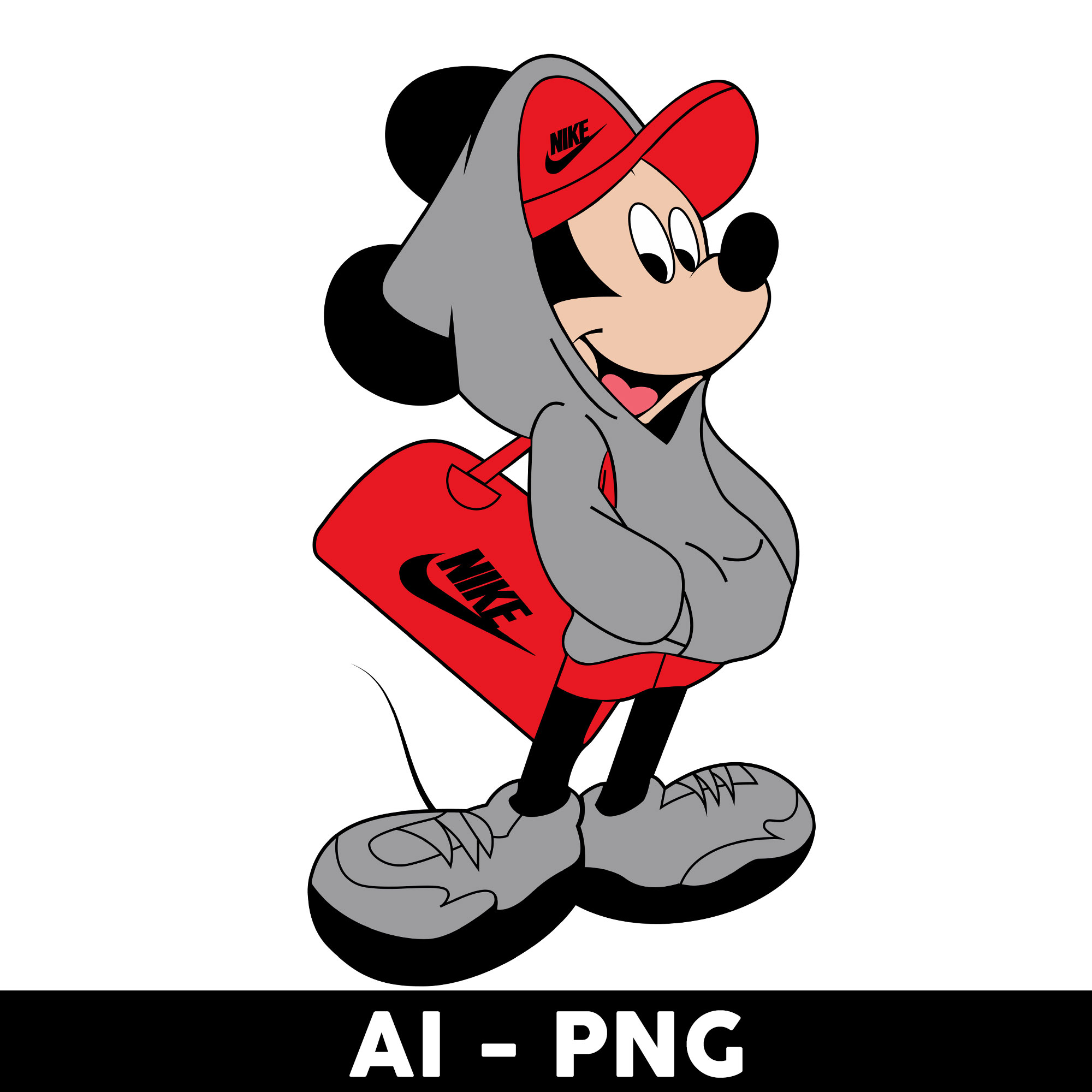 Nike With Mickey Png, Disney Nike Png, Nike Logo Png, Mickey - Inspire ...