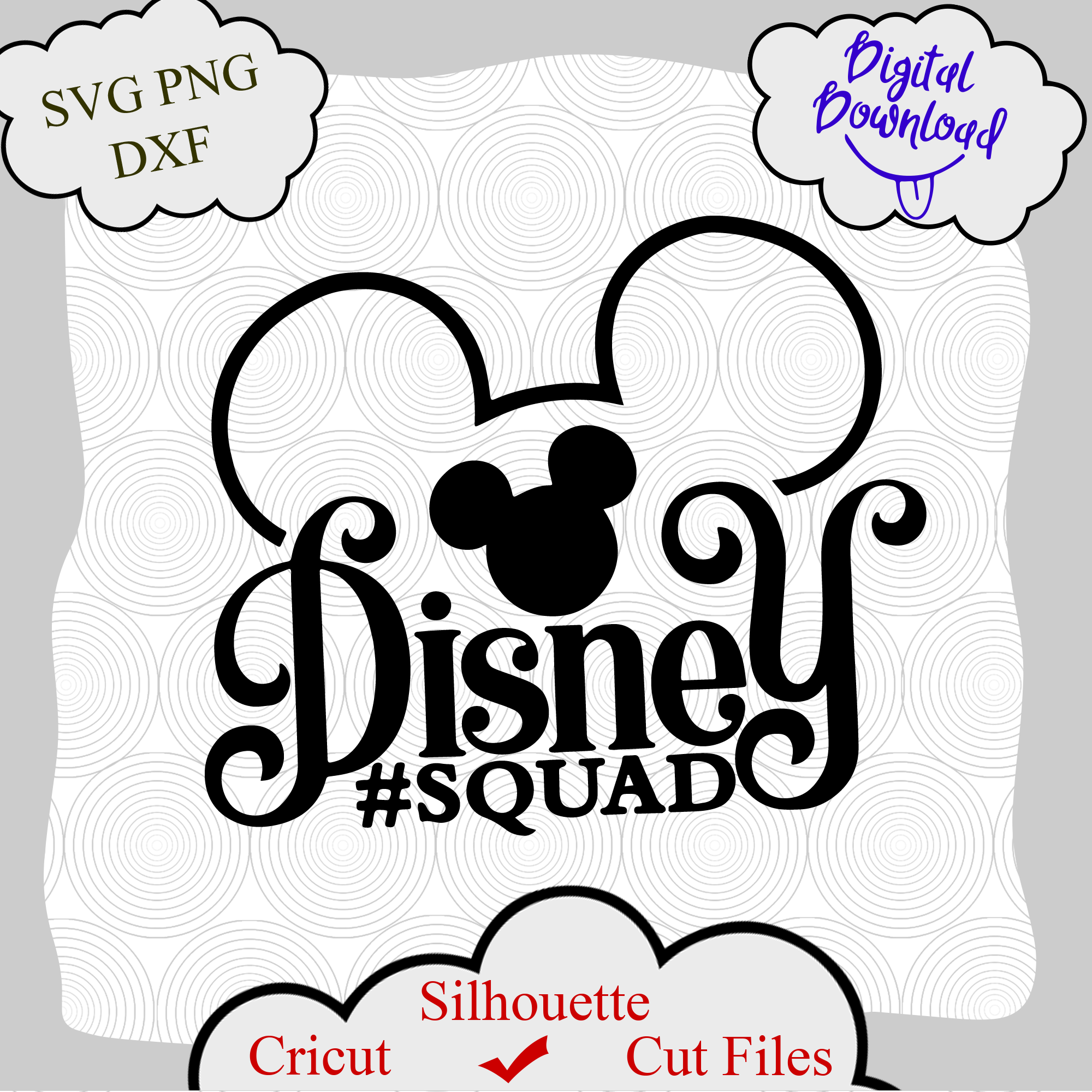 Squad Goals svg, Disney Vacation svg, Disney Squad svg, png, | Inspire ...