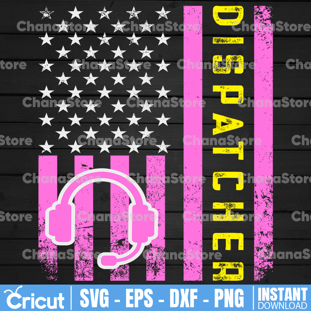 Dispatcher svg, 911 dispatcher svg, Dispatch Pink America fl - Inspire ...