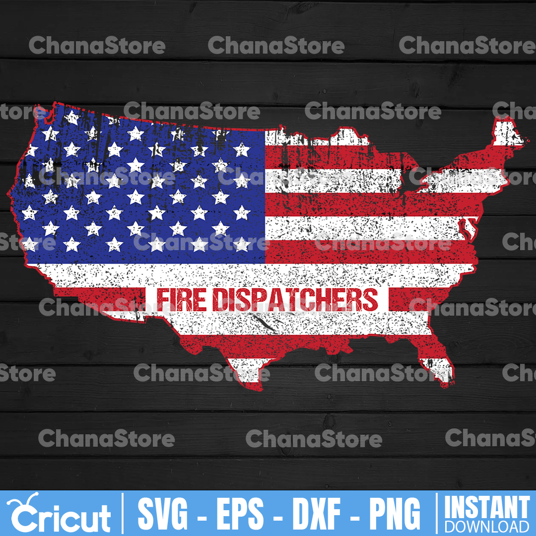 Dispatch Fire America Map svg, Police Dispatcher Firefighter | Inspire ...