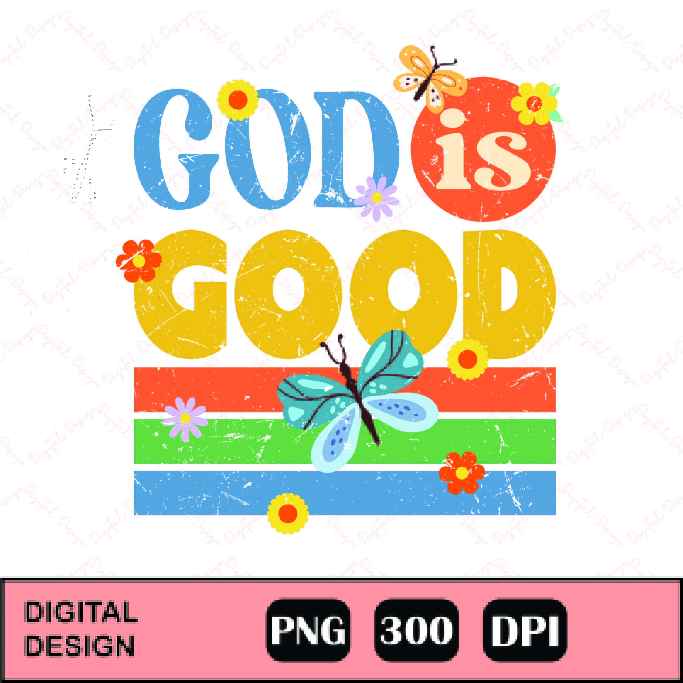 God Is Good Png, Retro Christian Png, Pray PNG, Christian Sh | Inspire ...