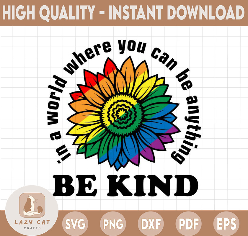 Sunflower LGBTQ SVG, Gay Pride svg, Clipart for Cricut, Sunf - Inspire ...