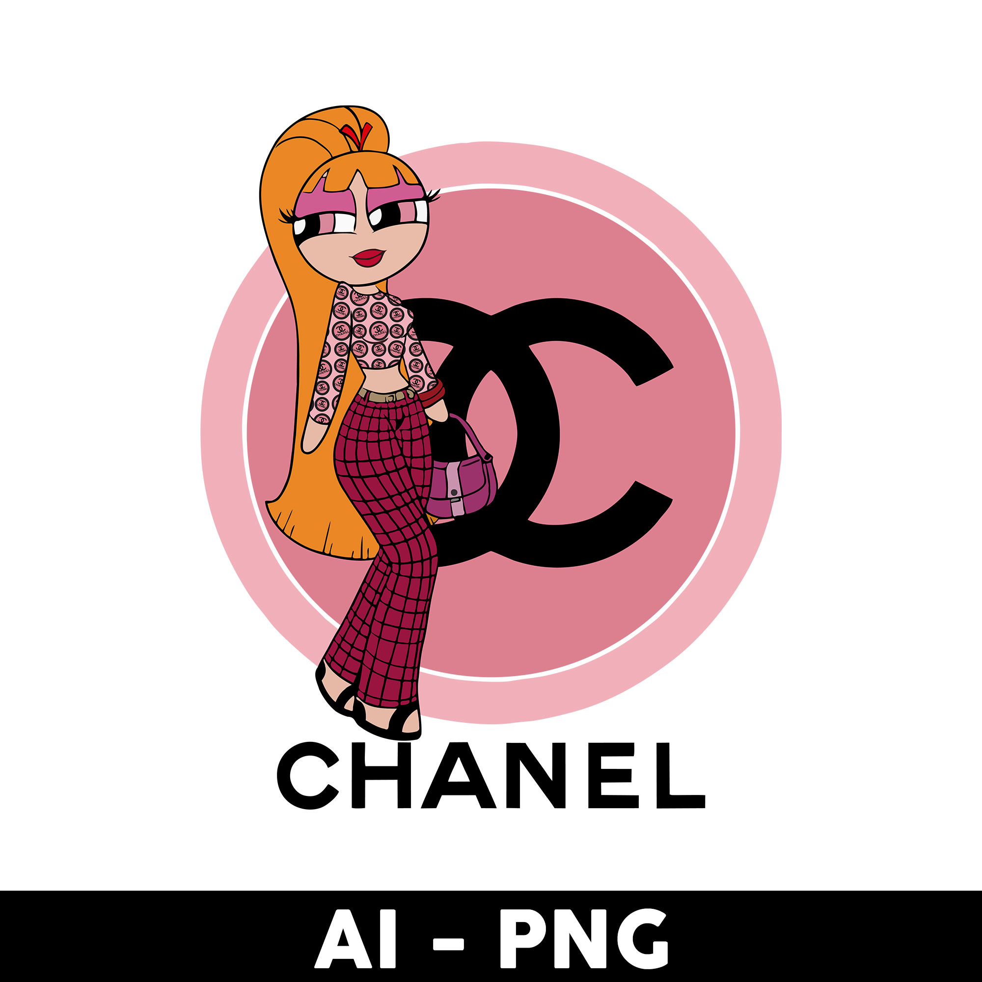 Chanel Powerpuff Girls Png, Chanel Logo Png, Chanel Brands L - Inspire ...