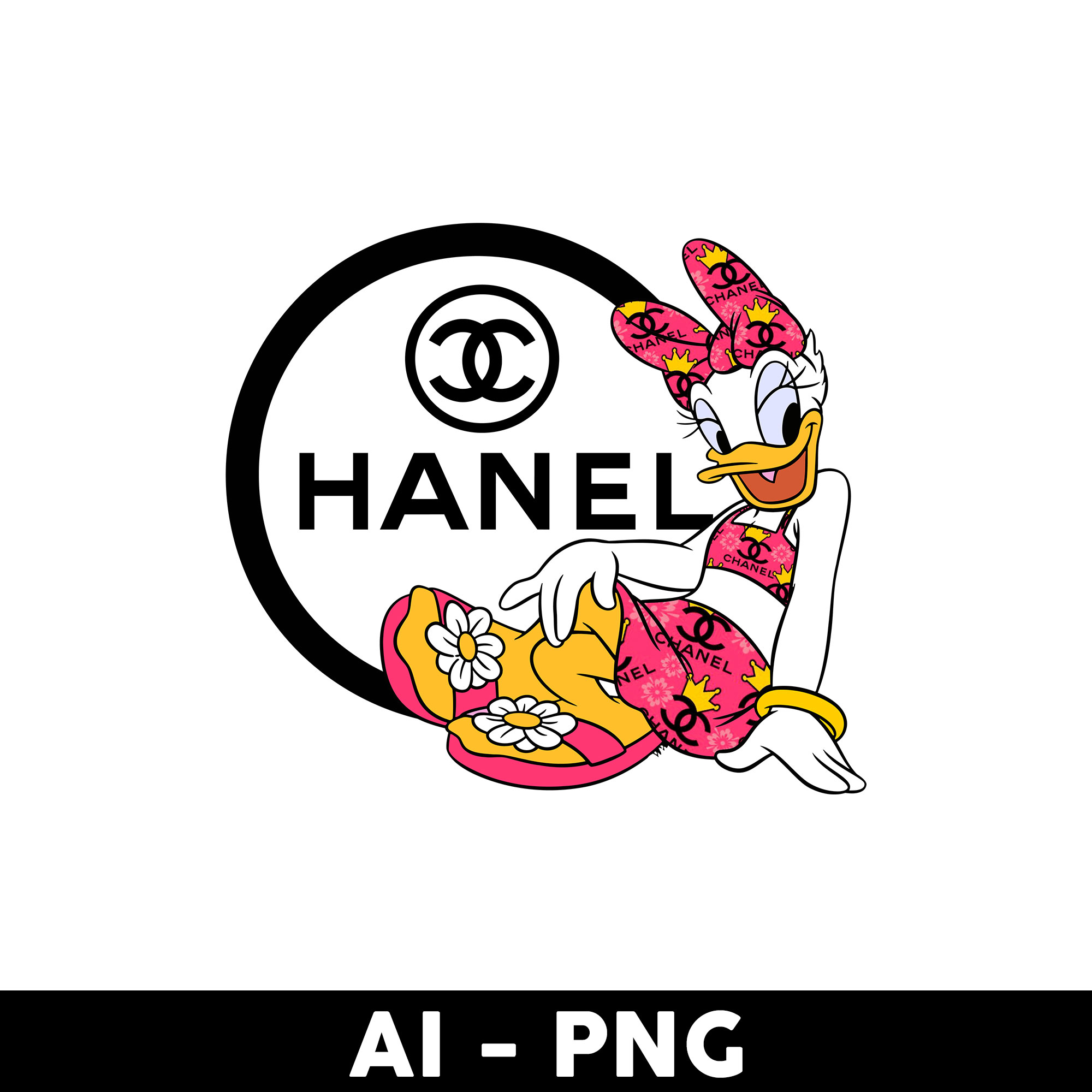 Daisy Duck Chanel Png, Chanel Logo Png, Daisy Duck Png, Chan - Inspire ...