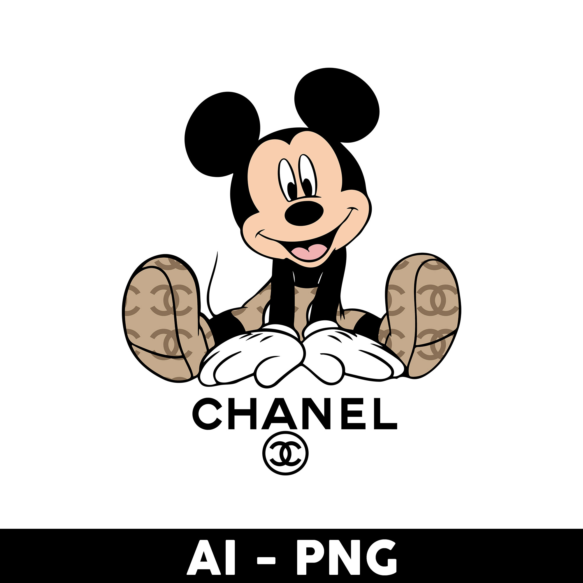 Chanel Mickey Png, Mickey Mouse Png, Chanel Brand Logo Png, - Inspire ...