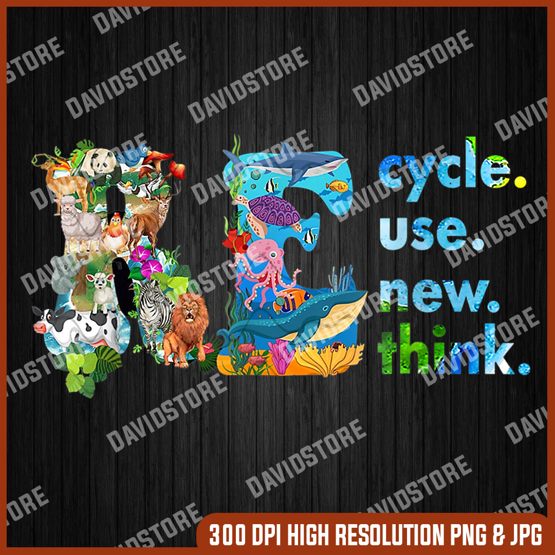 Recycle Reuse Renew Rethink Environmental Climate png, Earth | Inspire ...