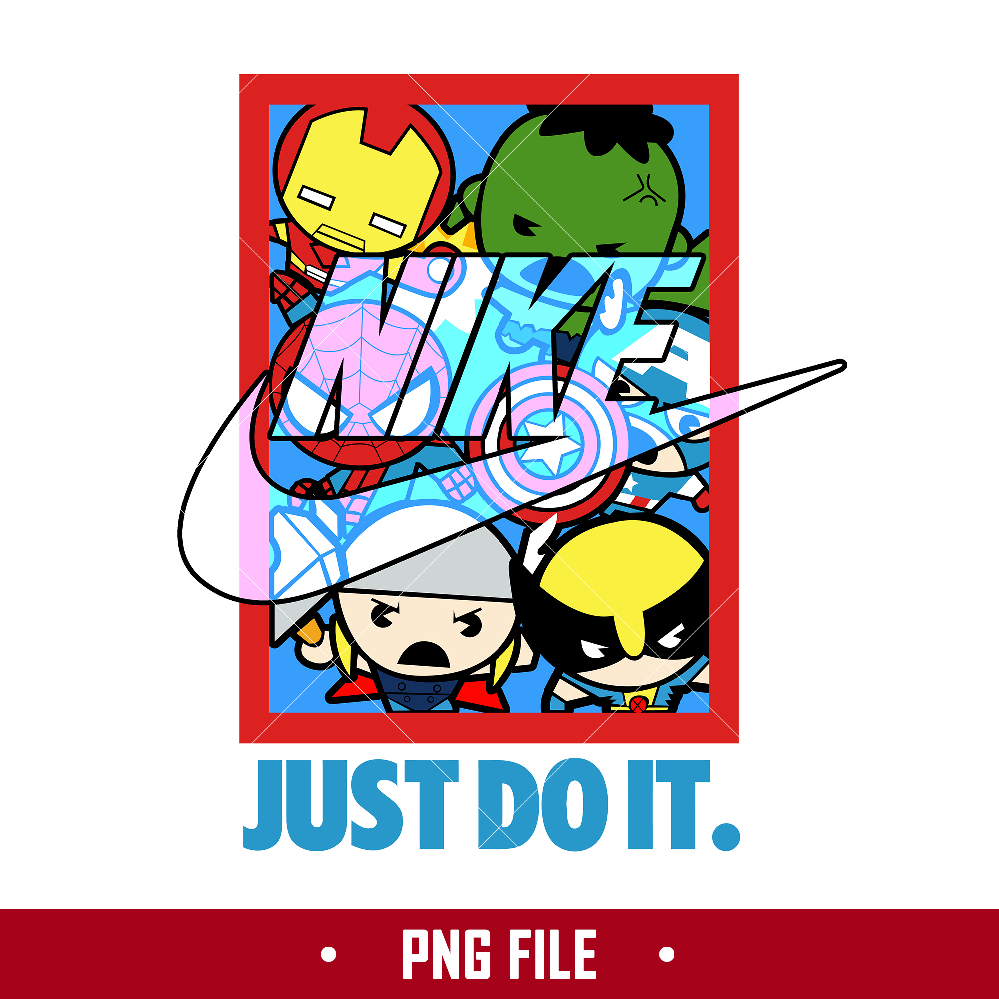Avengers Nike Png, Superhero Swoosh Png, Nike Logo Png, Aven - Inspire ...