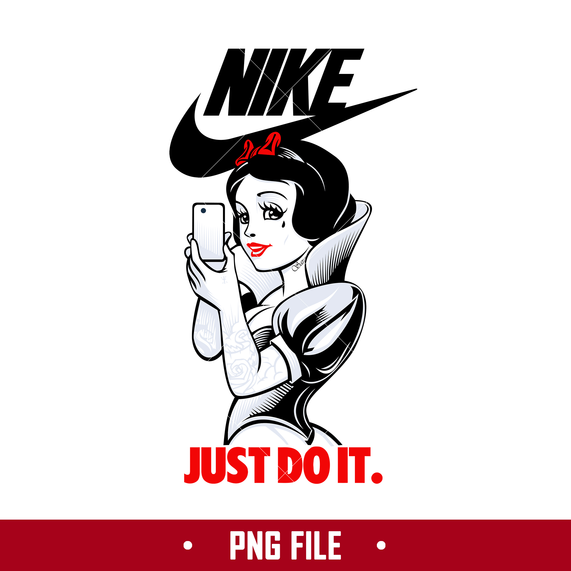 Snow White Nike Png, Snow White Swoosh Png, Nike Logo Png, S | Inspire ...