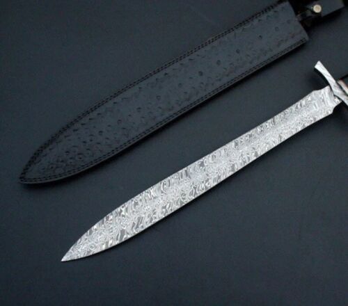 Hand Forged, Damascus Steel, Sword, 30