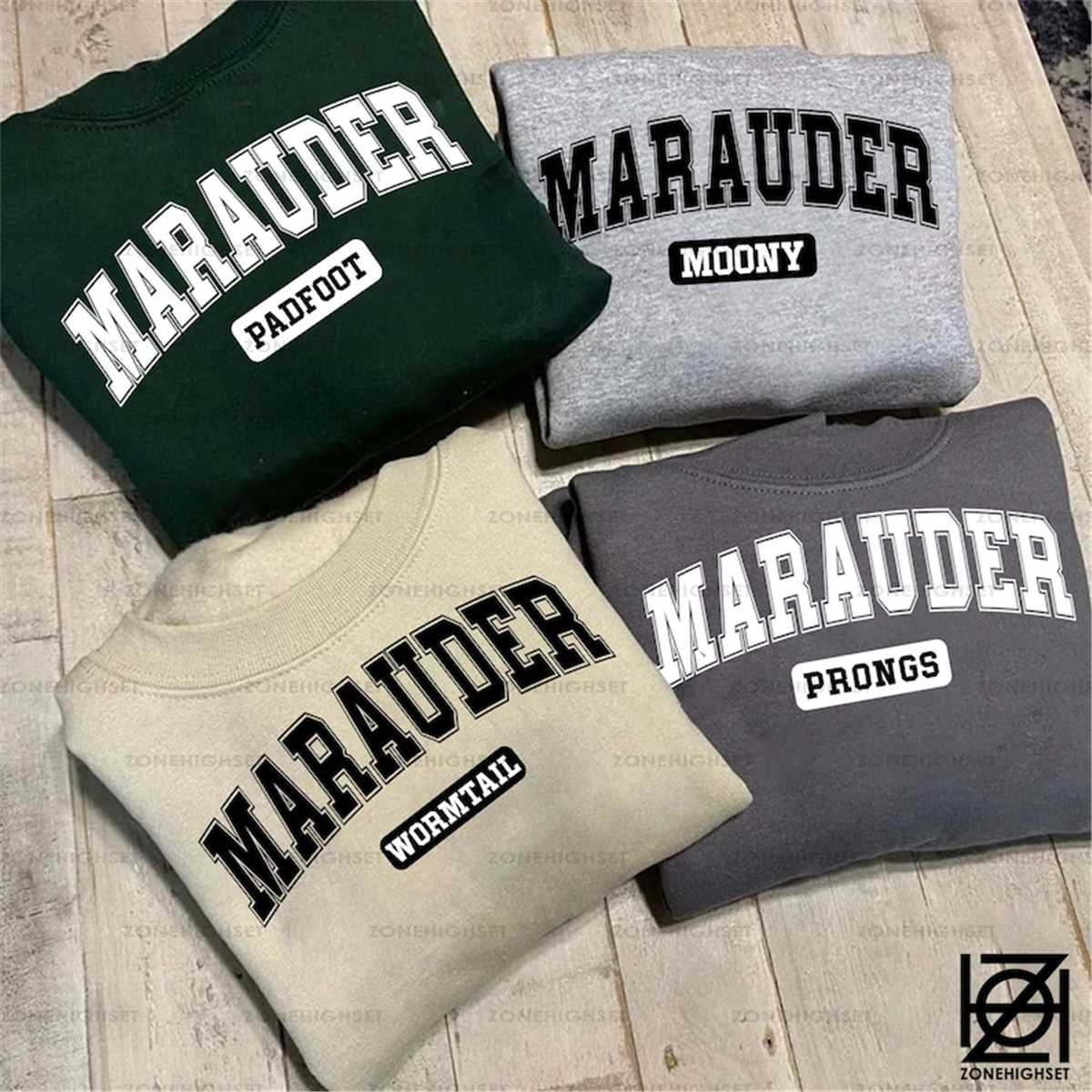 Marauder Varsity Sweatshirt, The Marauders, Marauder Team Sh - Inspire ...
