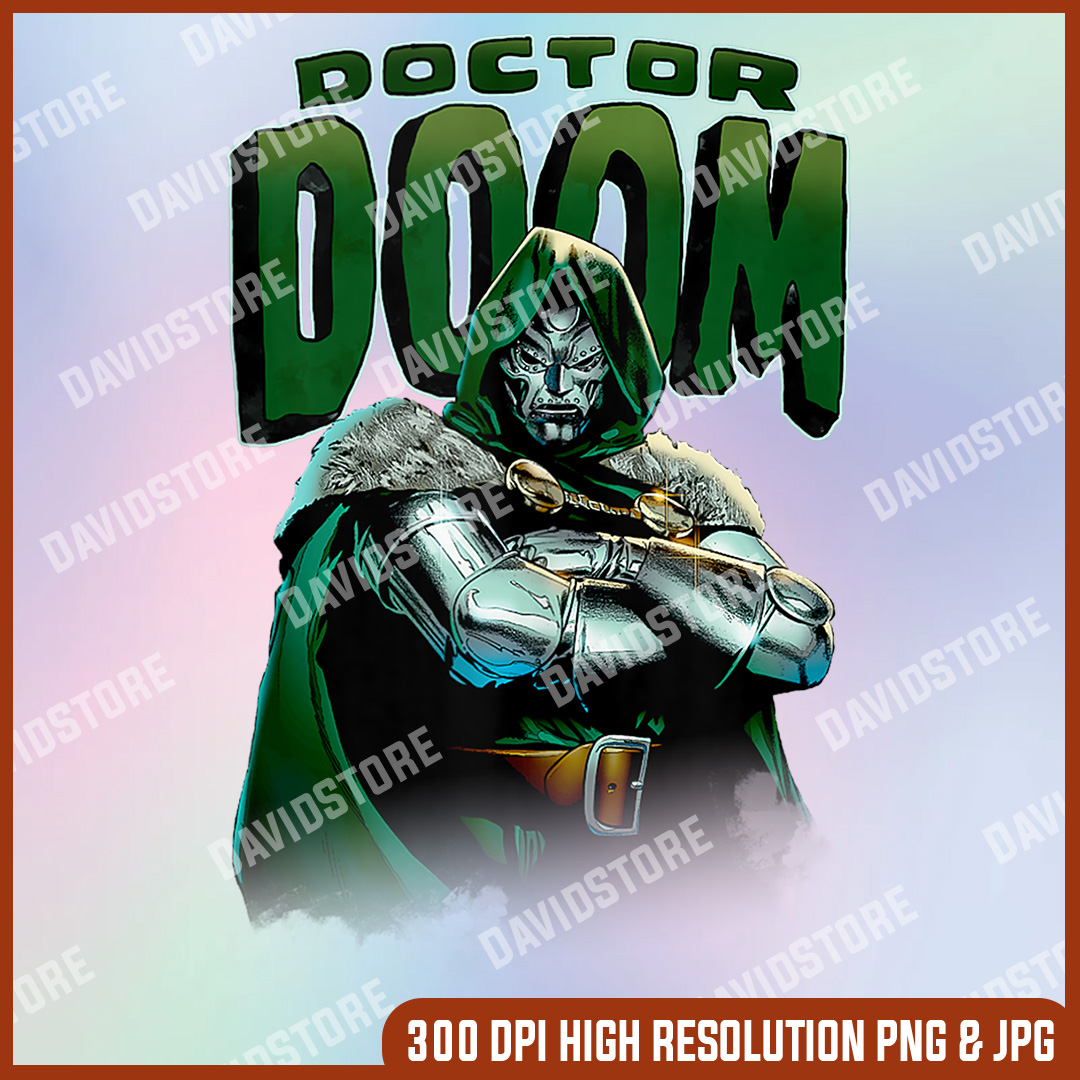 Marvel Fantastic Four Doctor Doom Crossed Arms Portrait png, | Inspire ...