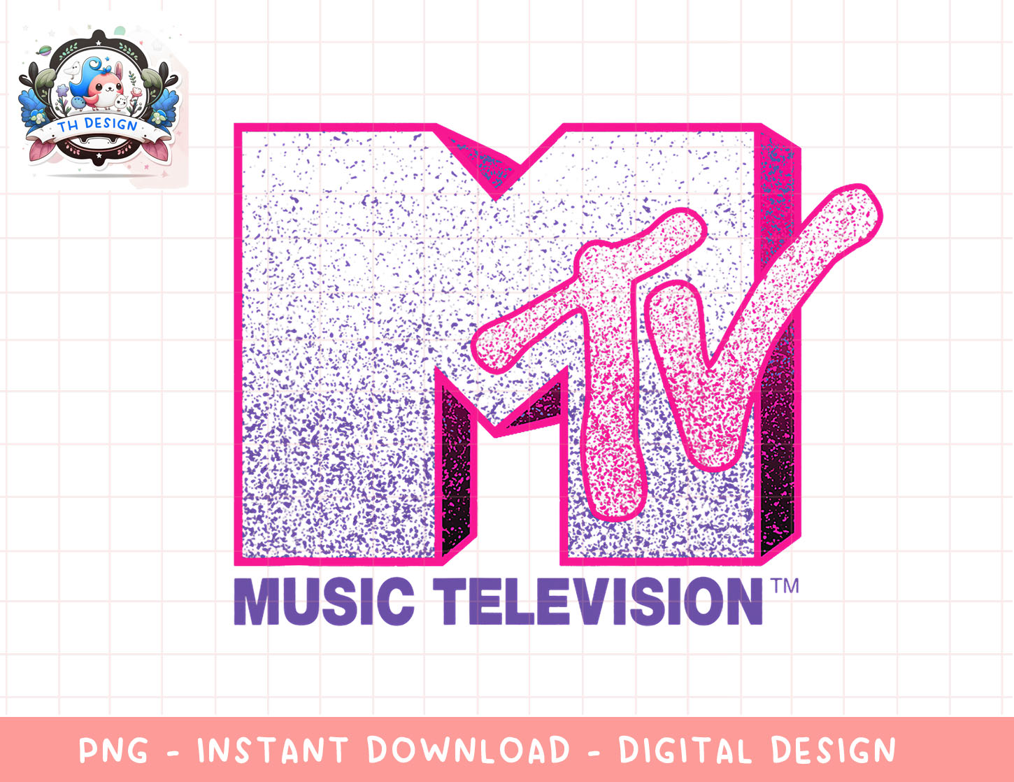 MTV Sparkly Logo Music Television png, digital download, in | Inspire ...