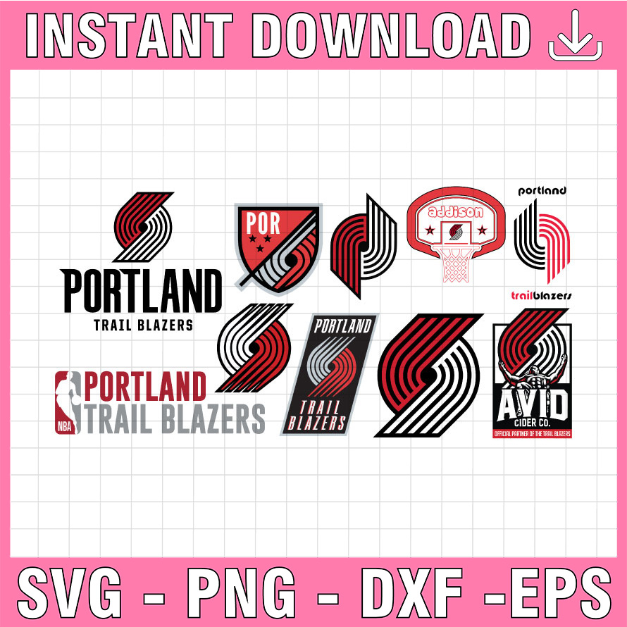 10 Files NBA Portland Trail Blazers svg,Portland svg,Trail s | Inspire ...