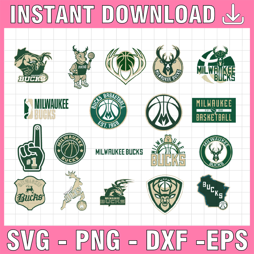 19 Files Milwaukee Bucks SVG, NBA svg,Milwaukee svg, Bucks s | Inspire ...