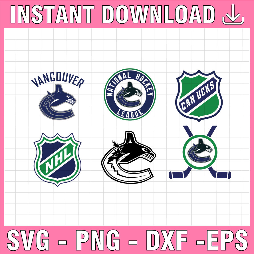 6 Files Vancouver Canucks Bundle SVG, Canucks Svg, NHL Svg, | Inspire ...