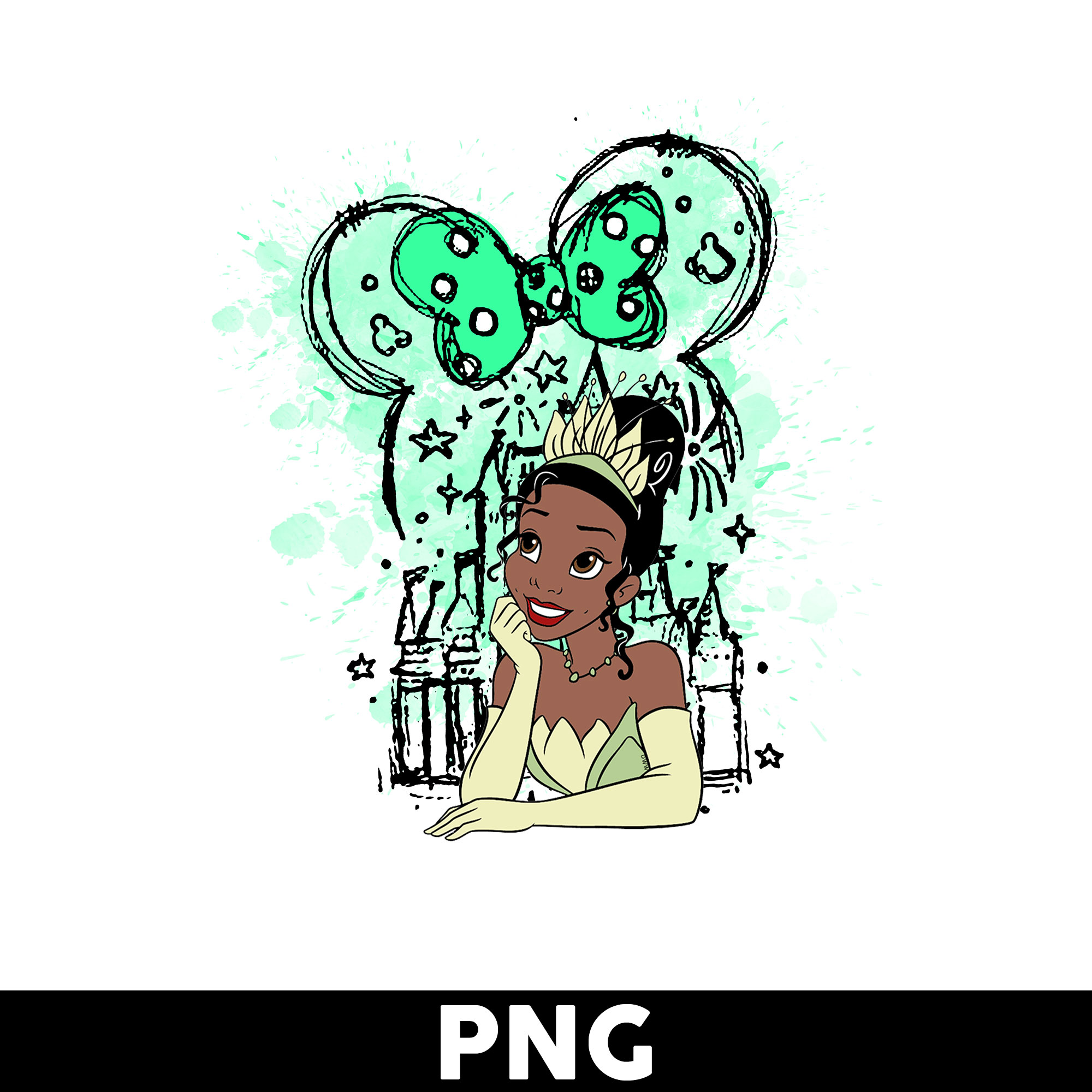 Tiana Png, Princess and the Frog Png, Minnie Png, Disney Pri - Inspire ...