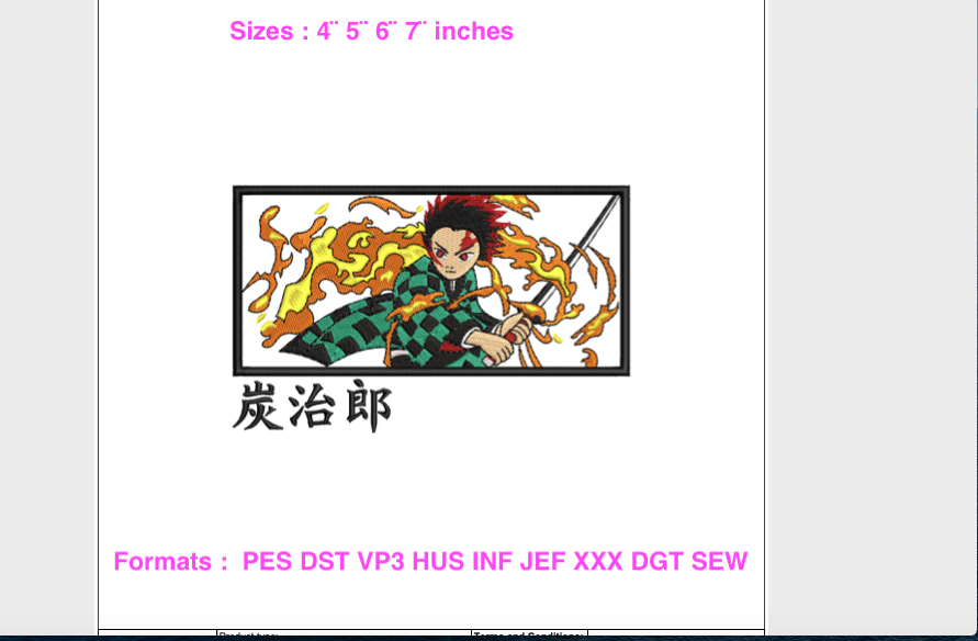 tanjiro svg - Inspire Uplift