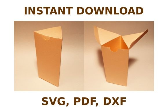 Triangle Box Template Box Template Svg Svg Files Svg Cri Inspire Uplift