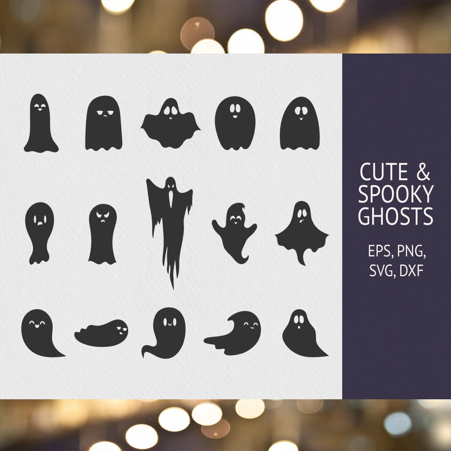 15 Cute & Spooky Ghosts Collection - Inspire Uplift