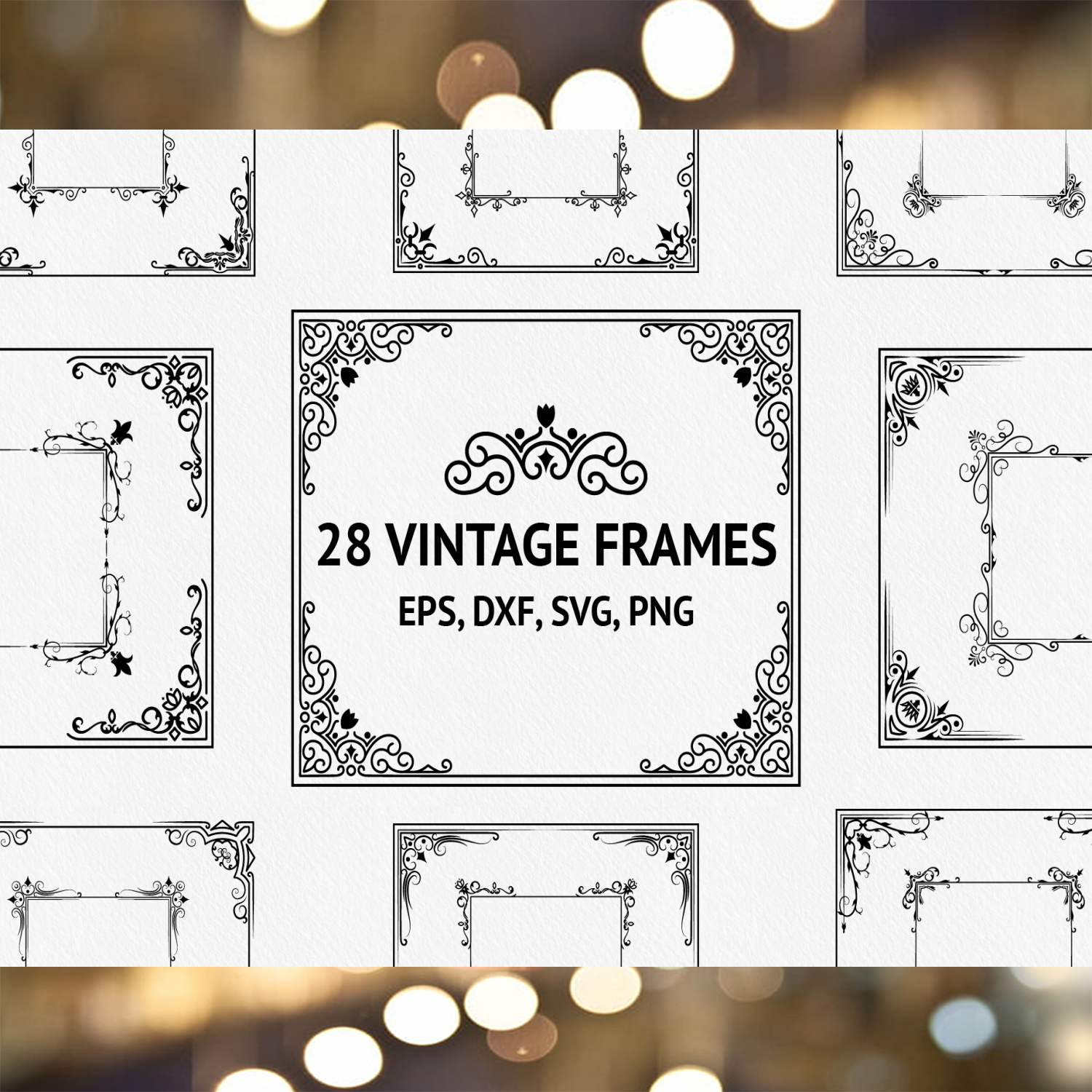 28 Vintage Ornate Frames | Inspire Uplift