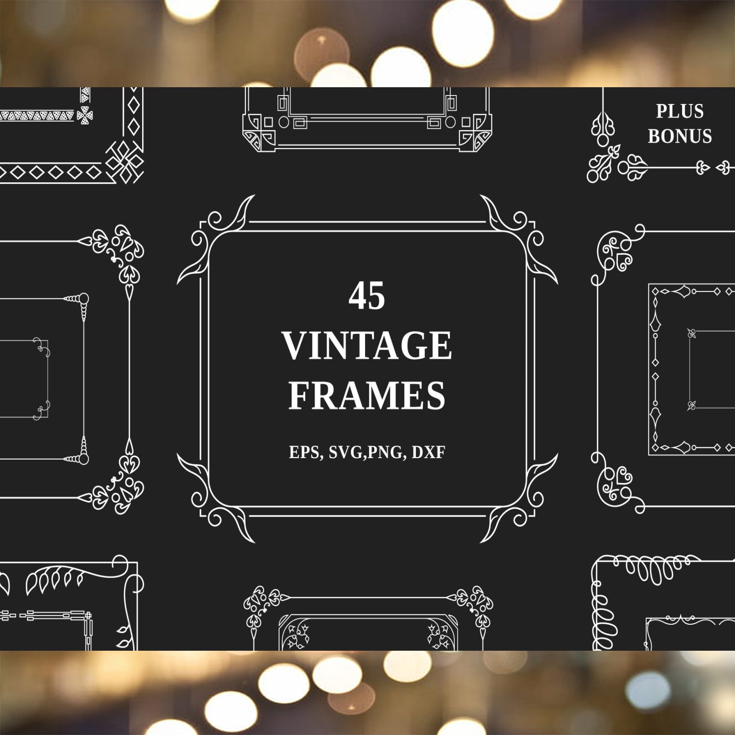 40 Vintage Ornate Corners and Borders | Inspire Uplift