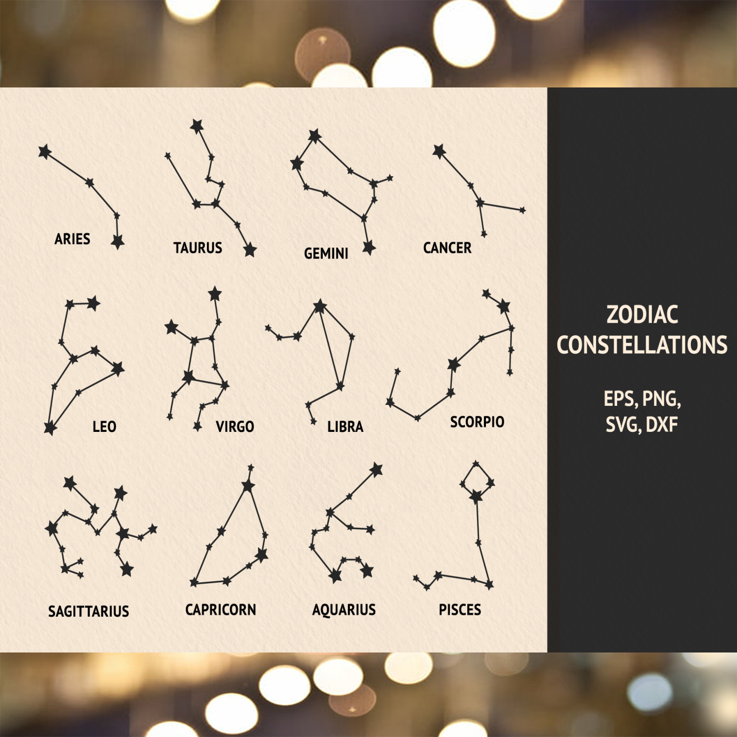Zodiac Constellations Collection | Inspire Uplift