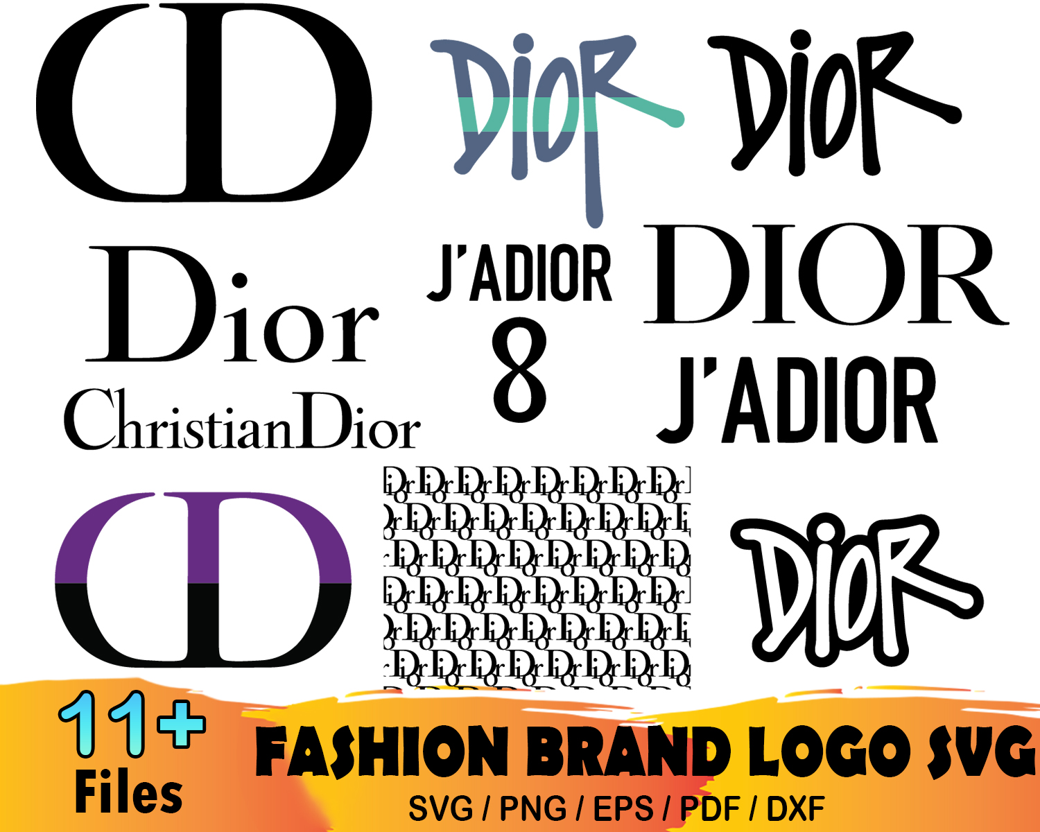10 Dior Bundle Svg, Brand Logo Svg, Dior Svg, Dior Logo Svg | Inspire ...