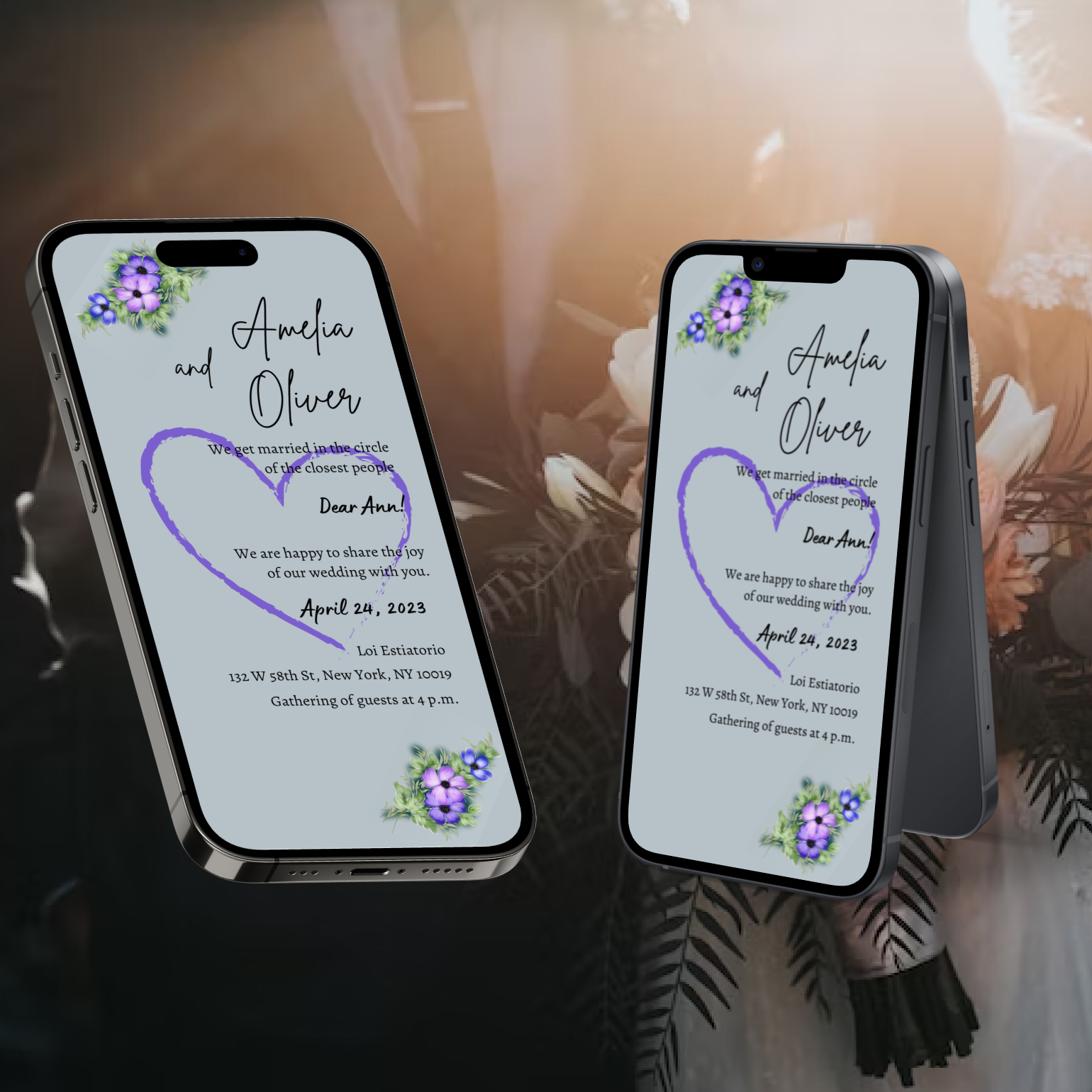 Electronic Invitation,Modern invitation, editable template, - Inspire ...