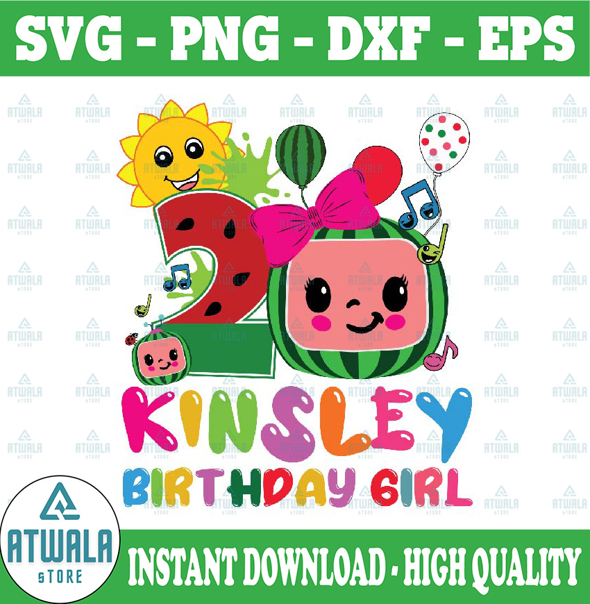 Personalized Coco melon birthday Svg Png, Customized Cocomel - Inspire ...