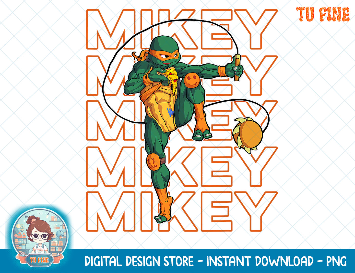 Mademark x Teenage Mutant Ninja Turtles - Michealangelo Kusa | Inspire ...